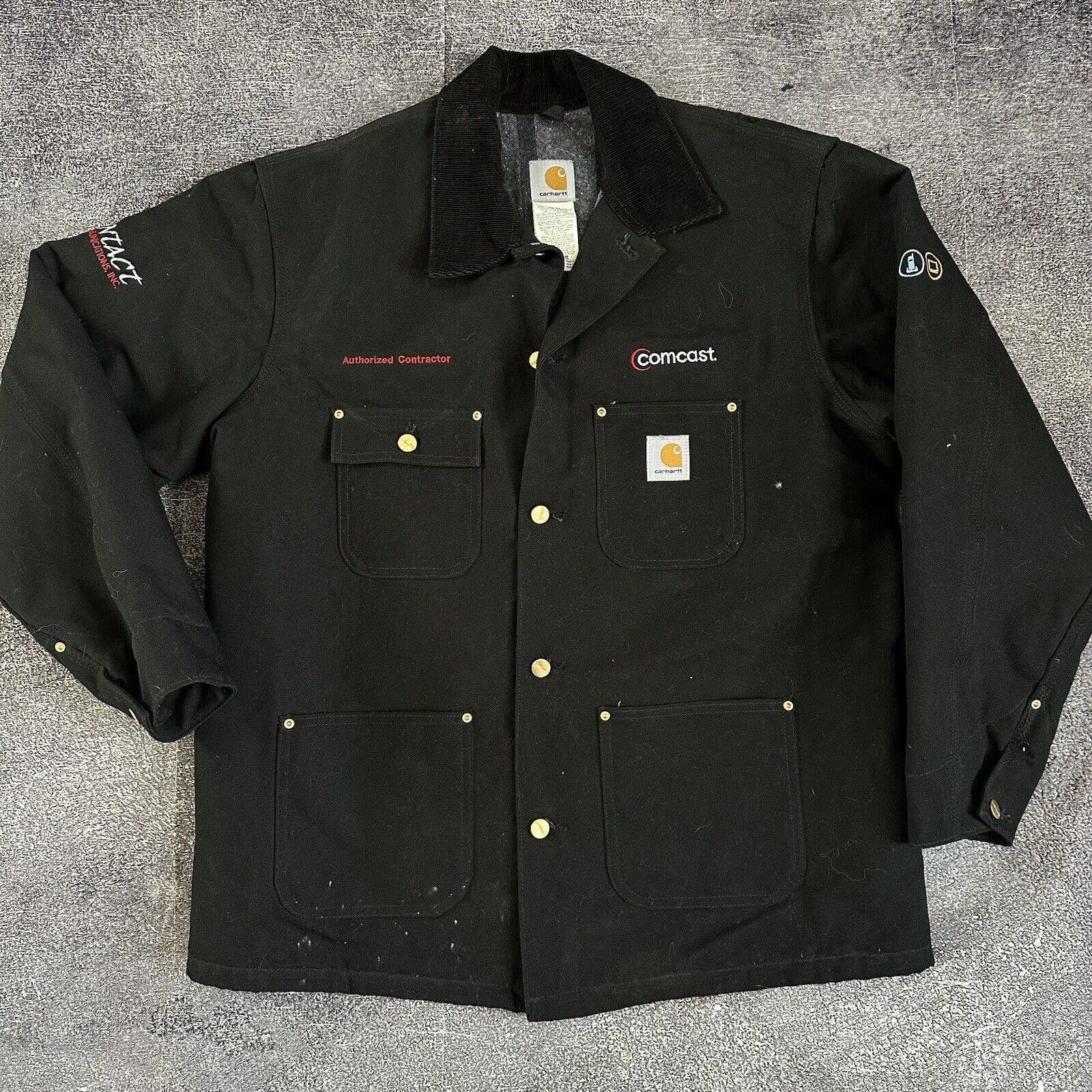 Men's Vintage Carhartt Loose Fit Firm Duck Blanket Lined Chore Coat Jacket Sz 44 - Etsy