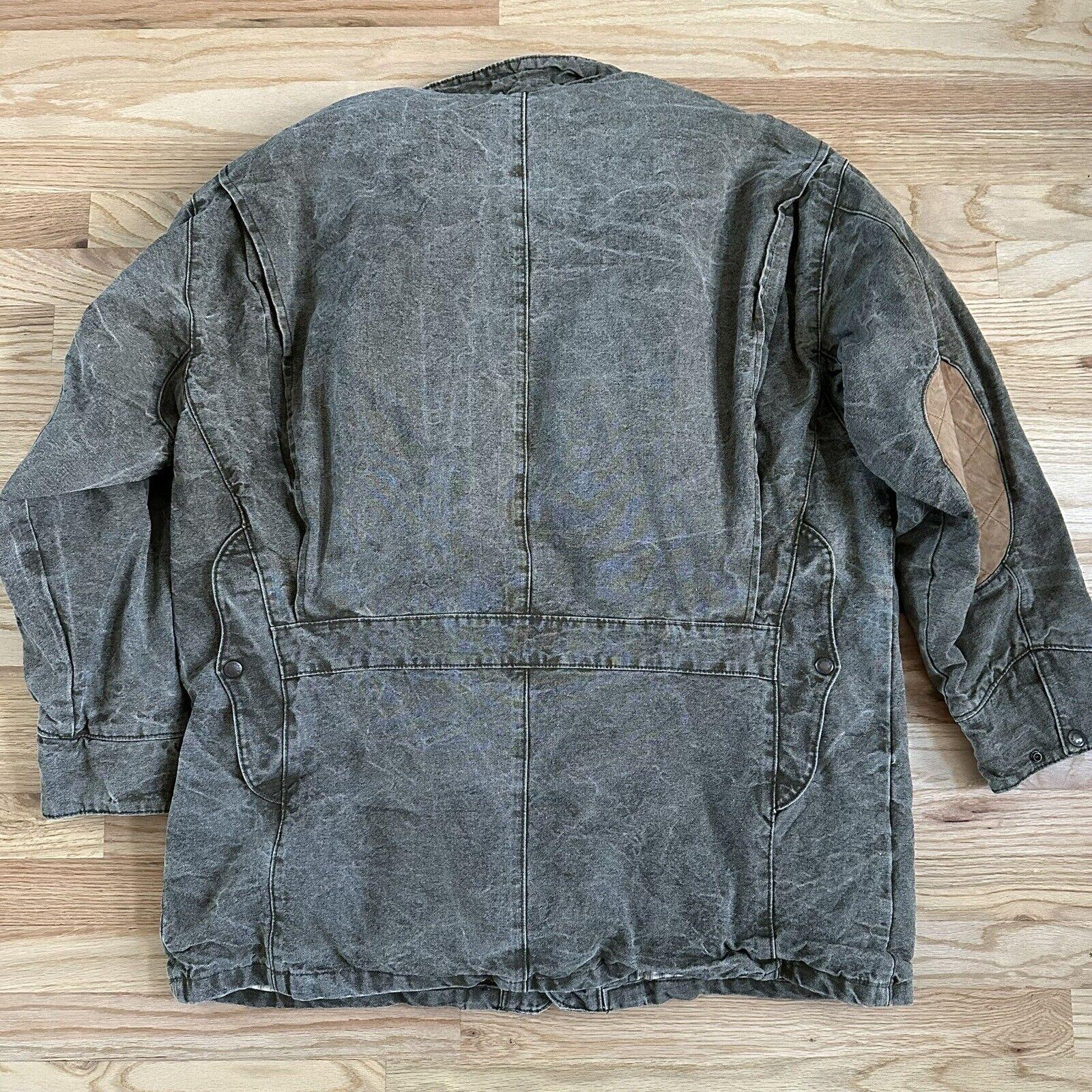 Men's Vintage the Australian Outback Canvas Blanket Lined Duster Coat ...