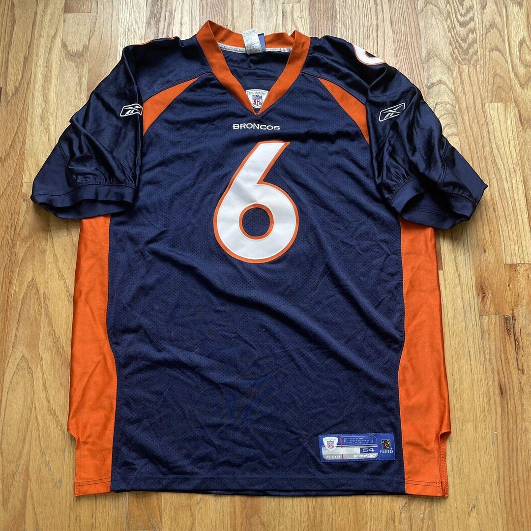 Men's Vintage Reebok Authentic Denver Broncos Jay Cutler NFL Pro Cut ...