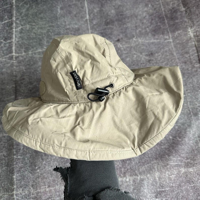 Mens Vintage Y2K the North Face Hyvent Tan Boonie Brimmer Bucket ...
