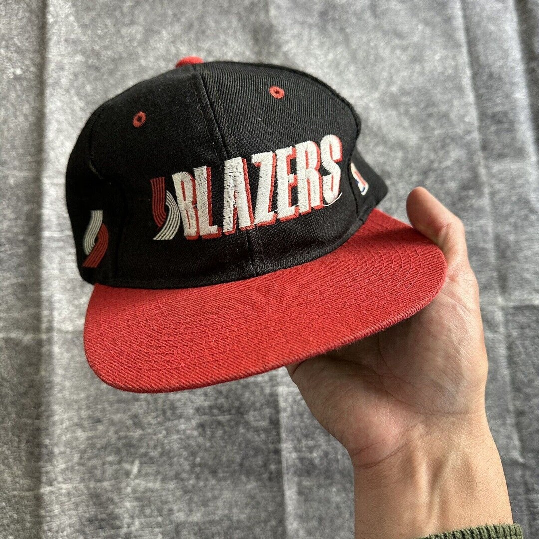 Men's Vintage 90's American Needle Portland Trailblazers Blockhead ...