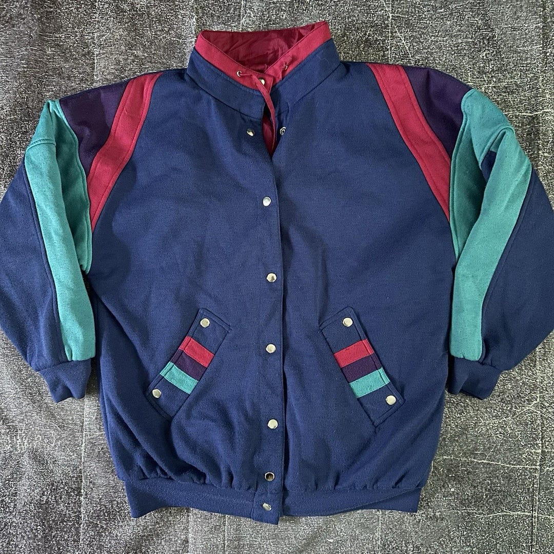 Men's Vintage 90's Westside Connection Blue Color Block Reversible ...