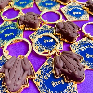 Harry Potter Chocolate Frog Keychain - Etsy