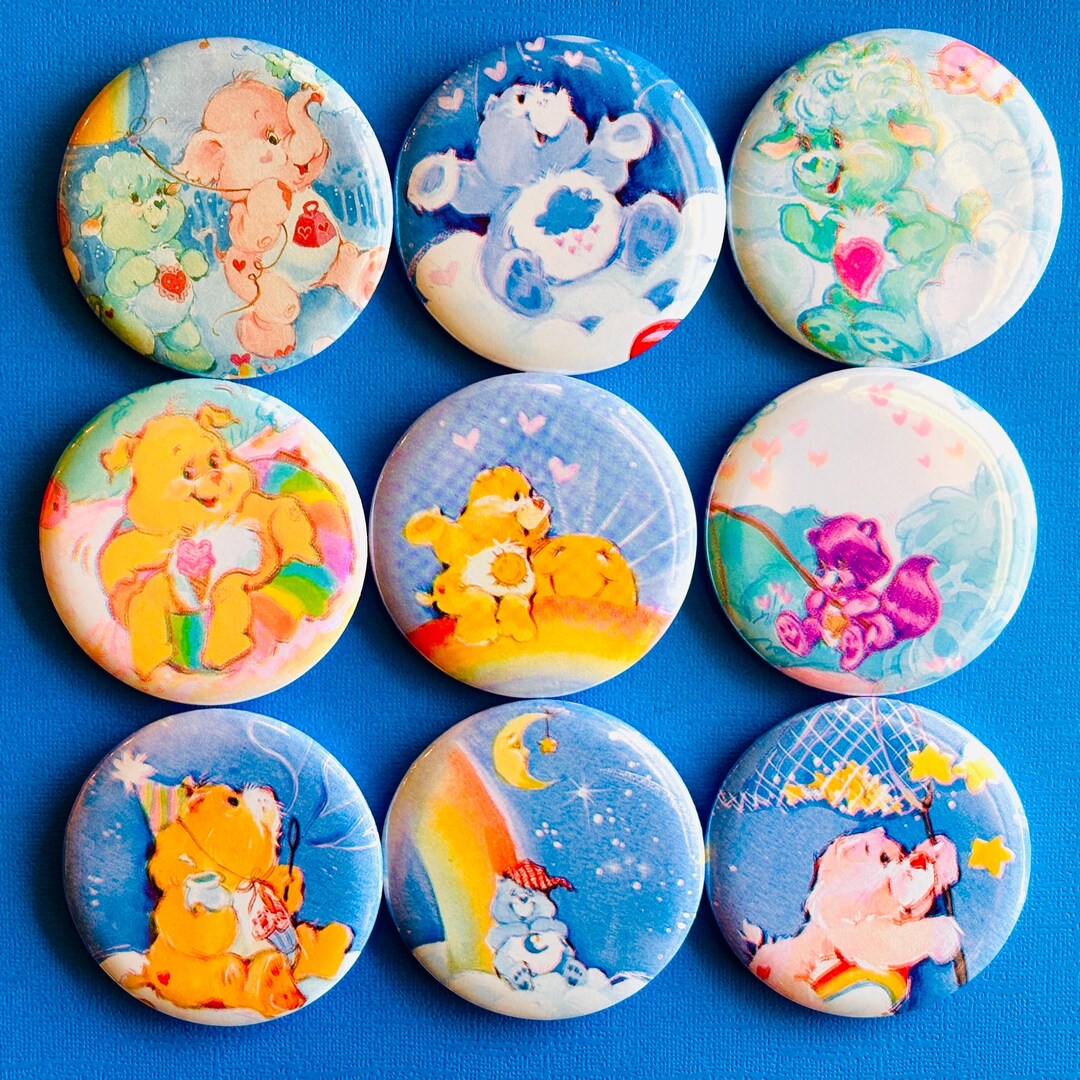 2.25in Mystery Care Bears/care Bear Cousins Pinback Buttons - 1 Button ...