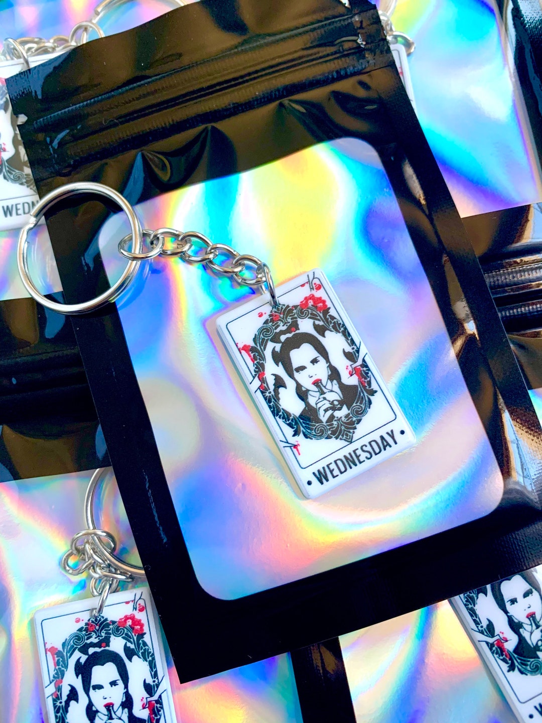 Wednesday Addams Keychains 1 Keychain - Etsy