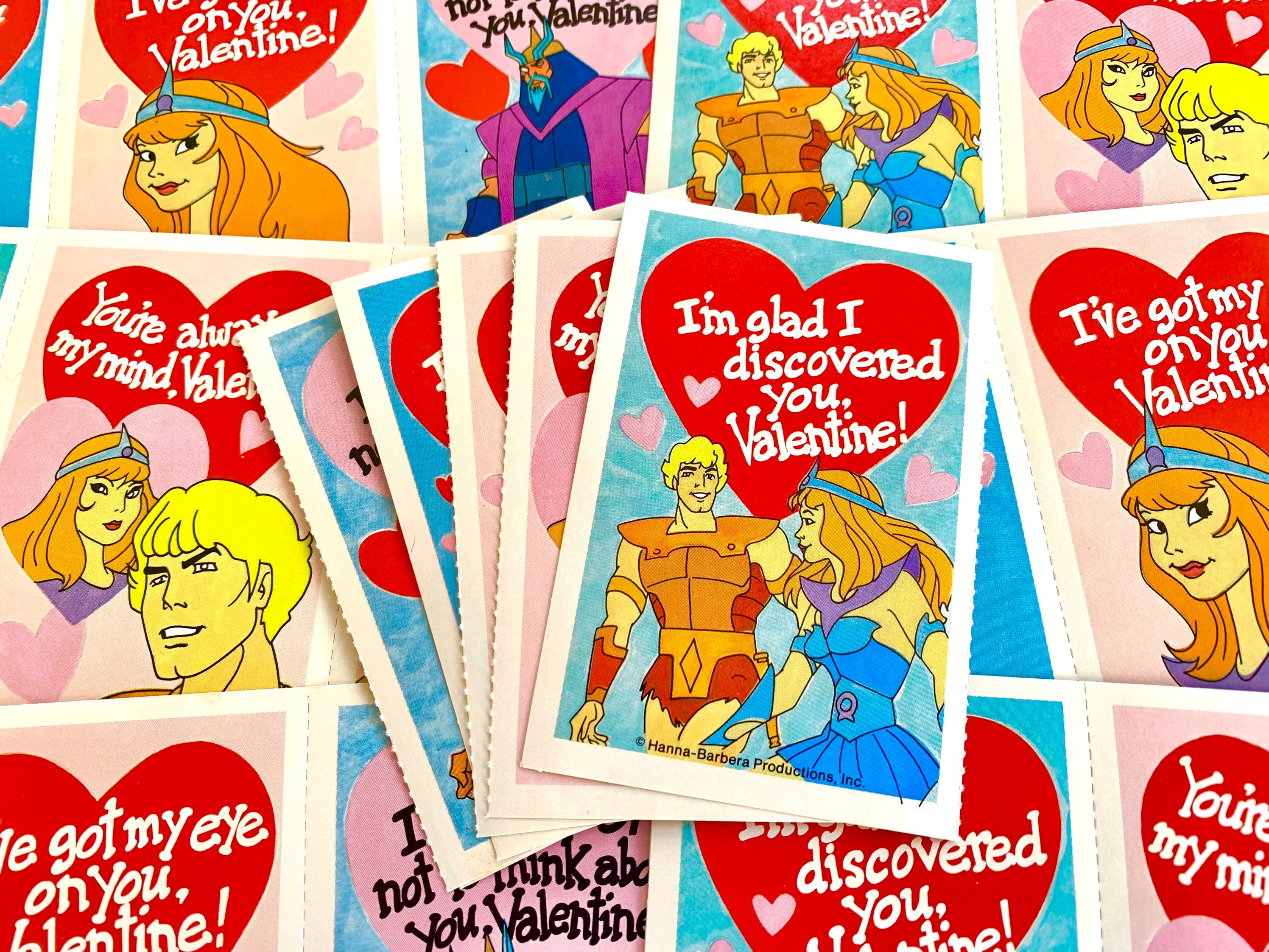 80s Galtar and the Golden Lance Valentines Day Card Sets - Etsy