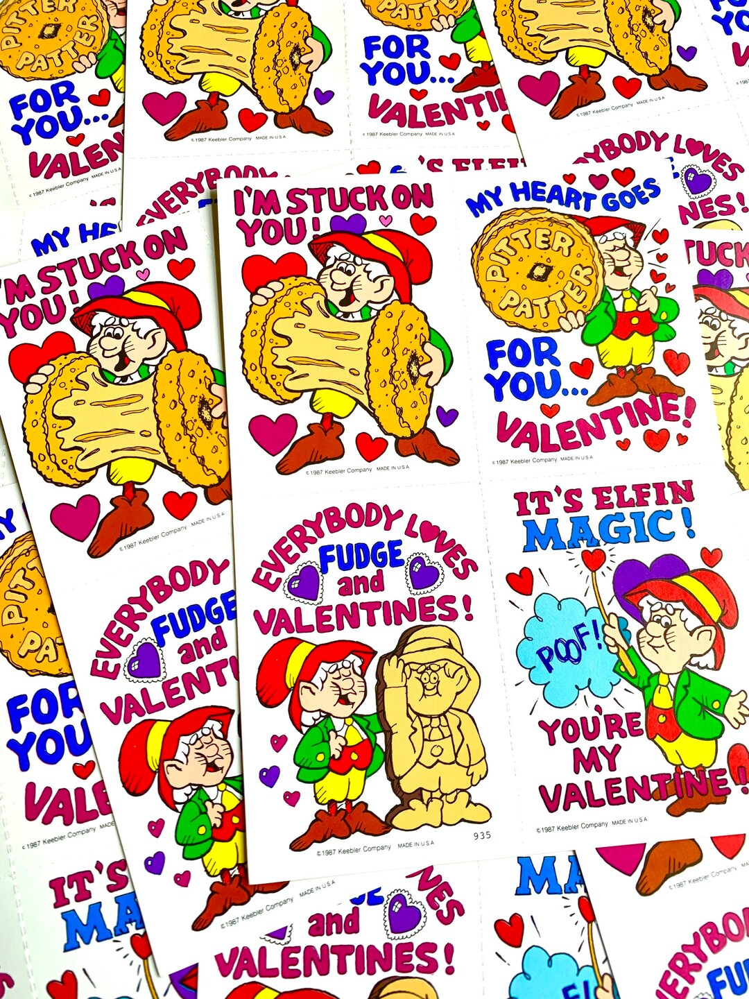 80’s RARE Elfin Keebler Valentine’s Day Card Packs - Etsy