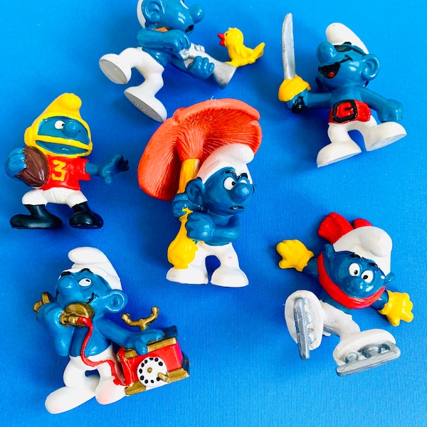 Smurf Toy - Etsy