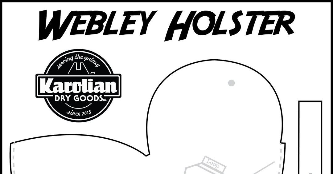 Webley Greene Style Indiana Jones Inspired Holster Pattern - DIY ...