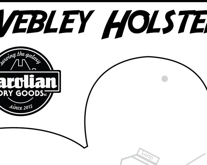 Webley Greene Style Indiana Jones Inspired Holster Pattern - Etsy