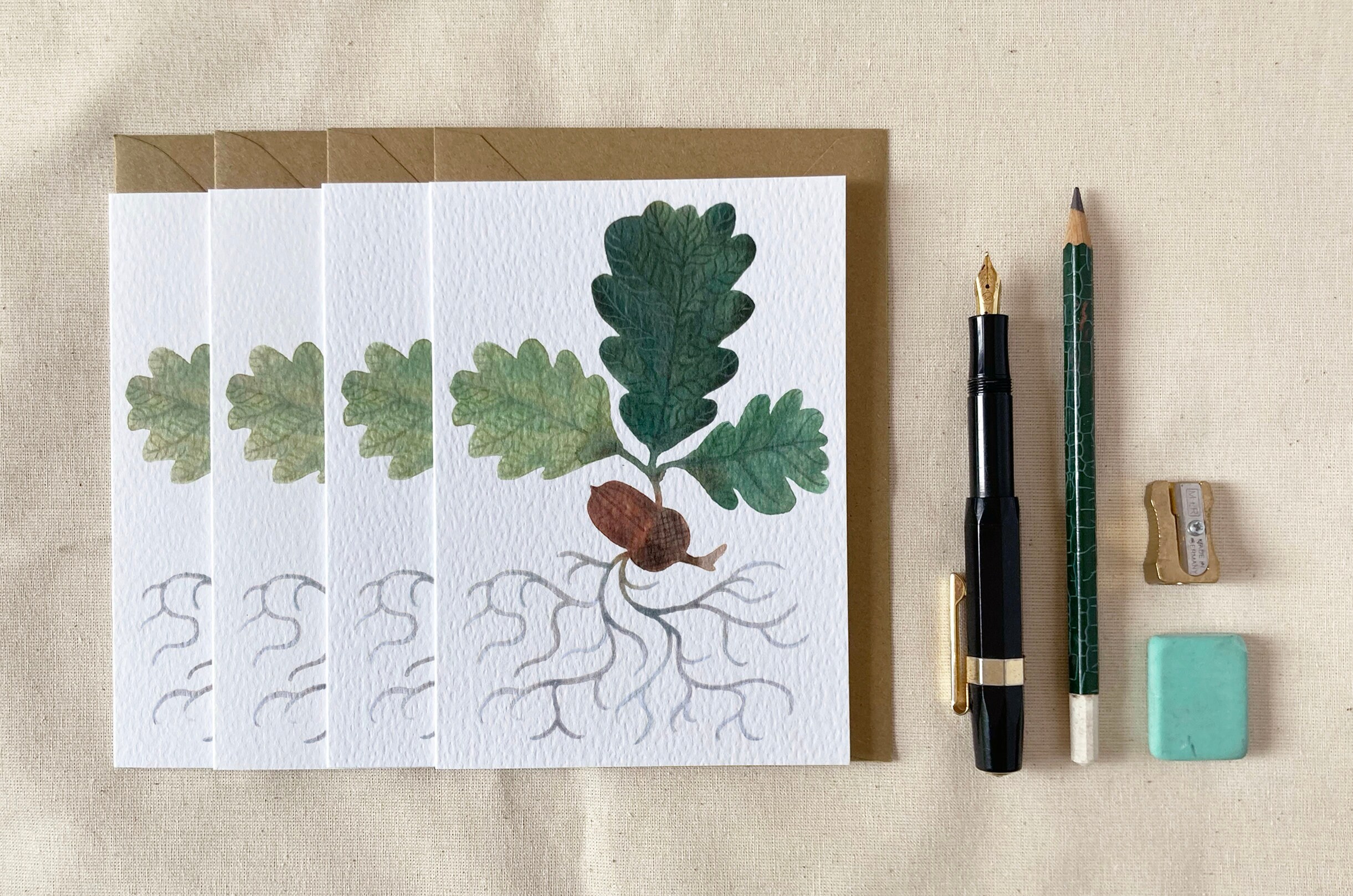 Greetings Card 'little Acorn' - Etsy