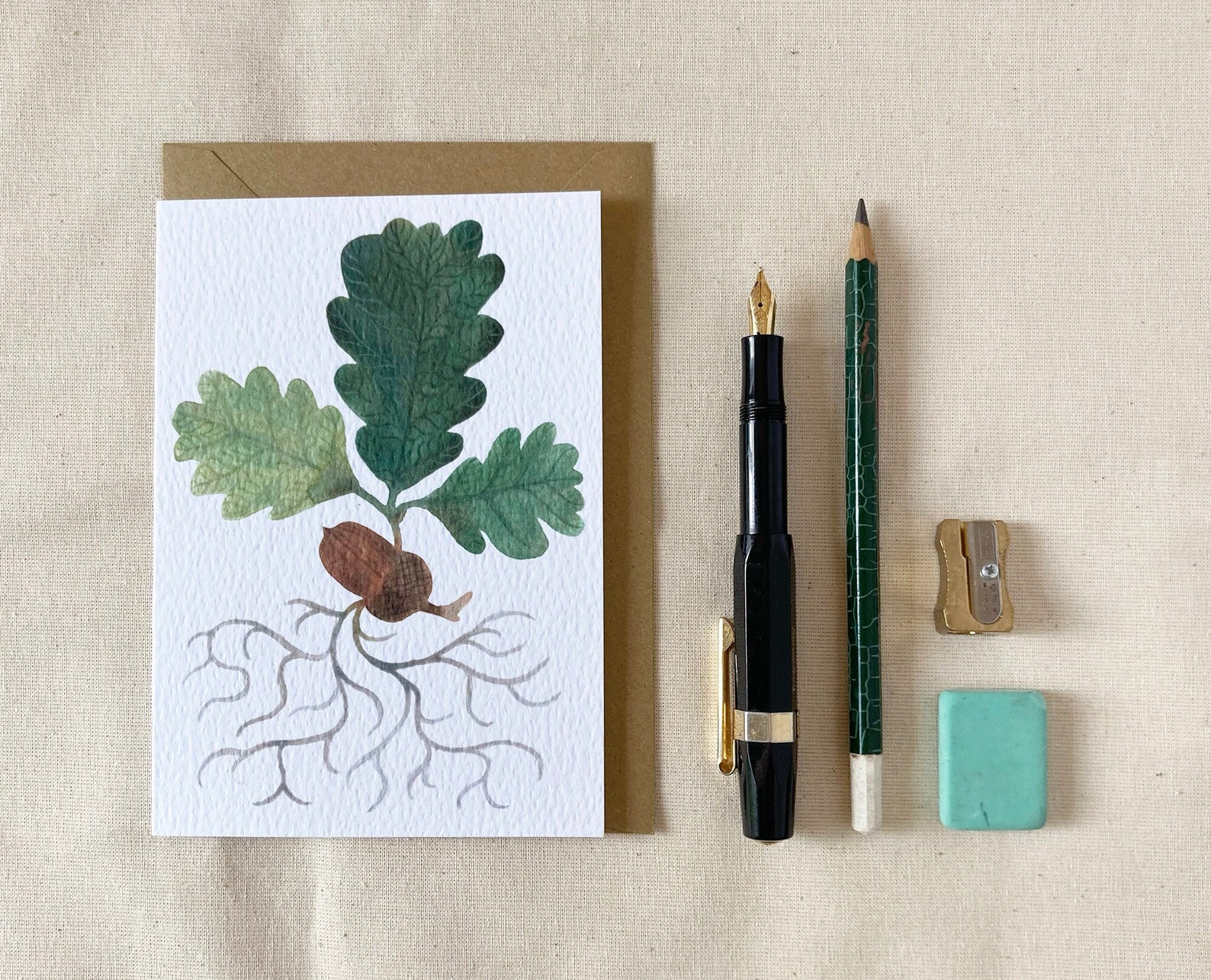 Greetings Card 'little Acorn' - Etsy
