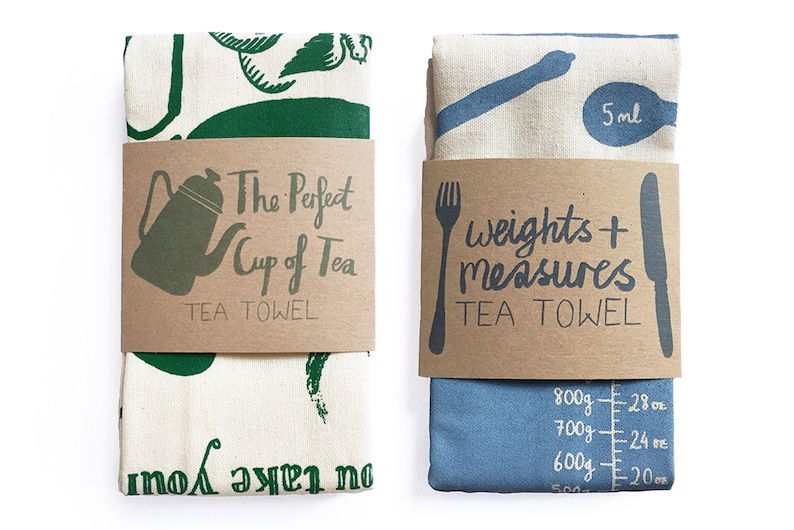 Pack of 2 Tea Towels - Etsy