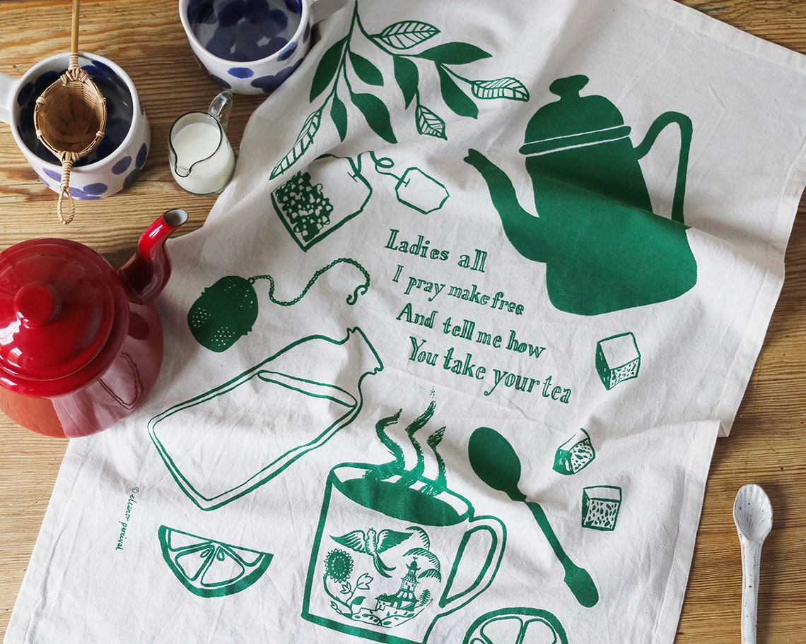 Pack of 2 Tea Towels - Etsy