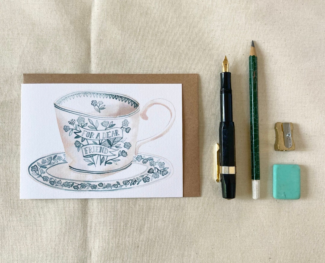 Greetings Card, 'for A Dear Friend' - Etsy UK