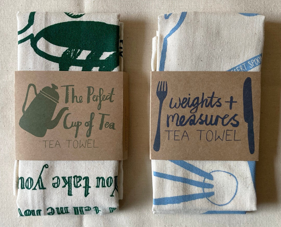 Pack of 2 Tea Towels - Etsy
