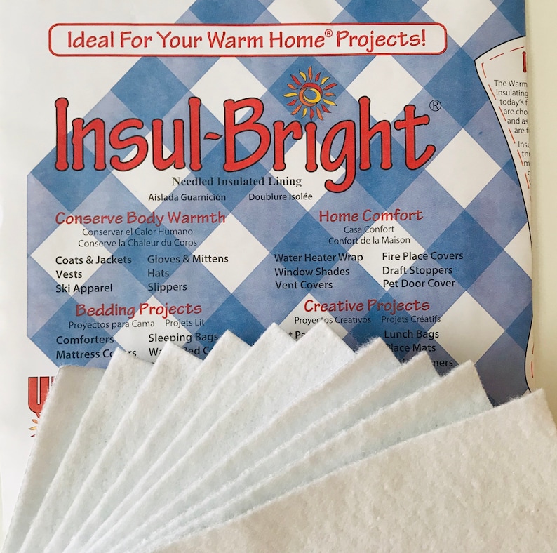 Twenty 9 Squares Insul-Bright Insulated Batting Precut | Etsy