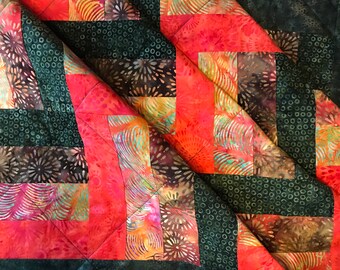 Batik Quilt | Etsy