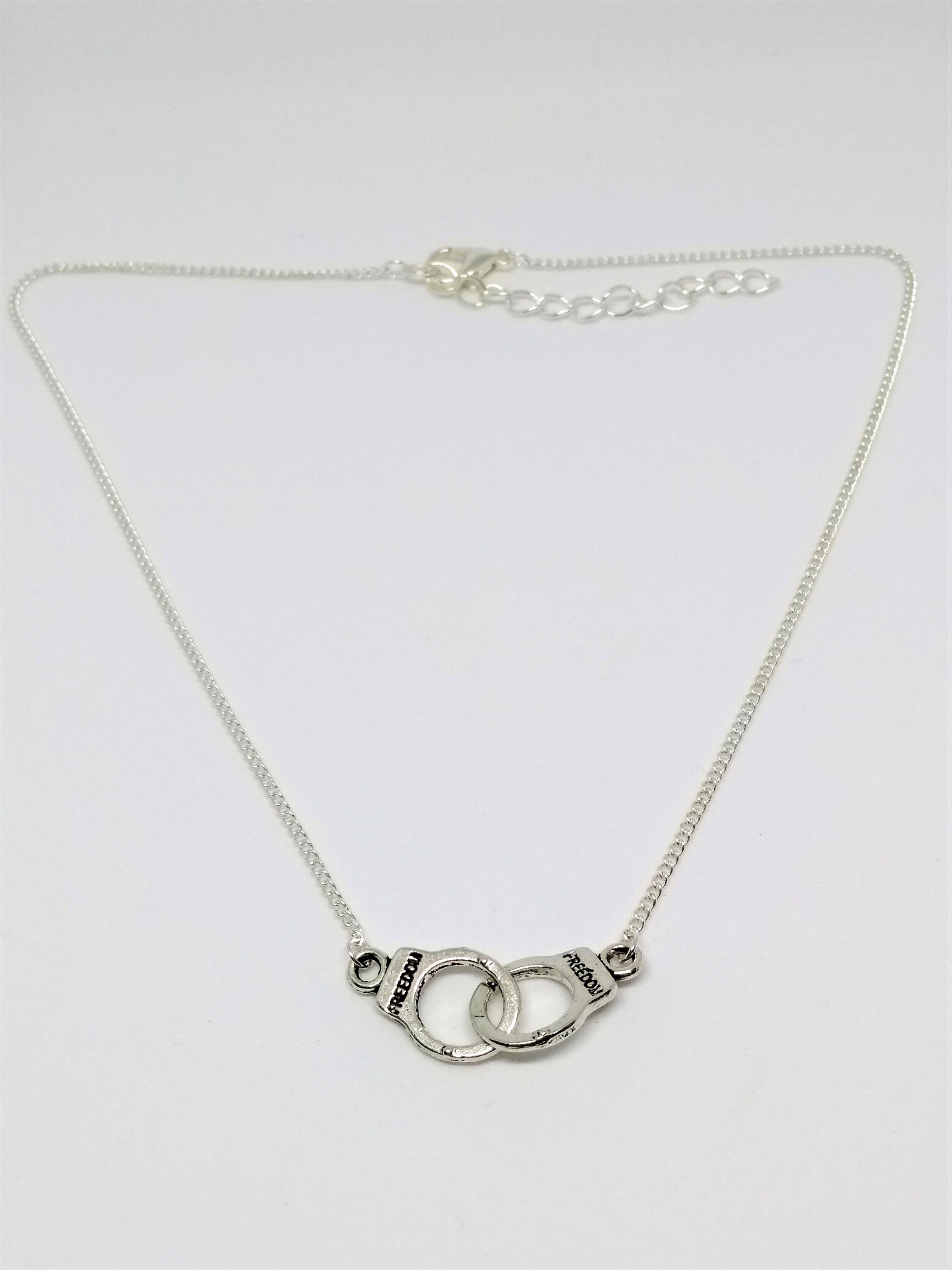 Handcuff Necklace Handcuff Choker Handcuff Jewellery | Etsy