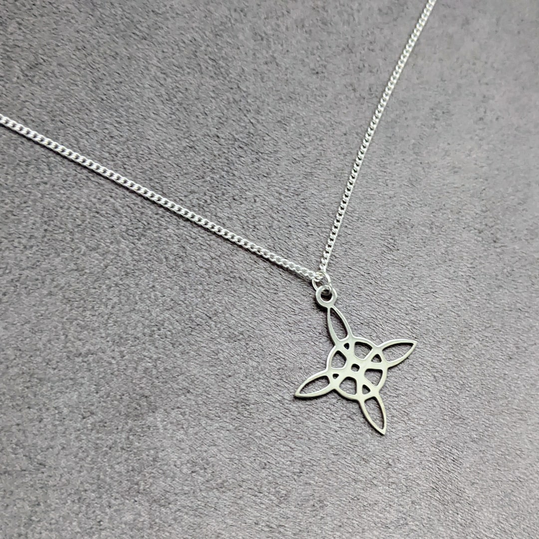 Witches Knot Necklace, Witches Cross Necklace, Witch's Knot Necklace ...