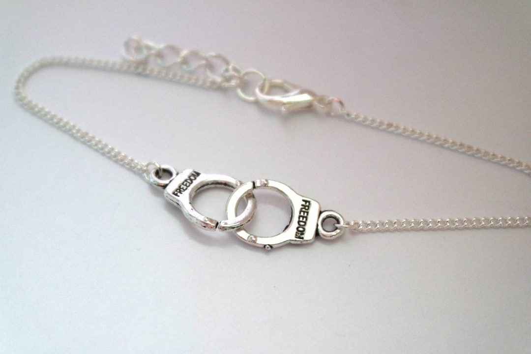 Handcuff Bracelet, Partners in Crime Bracelet, Handcuff Jewellery ...