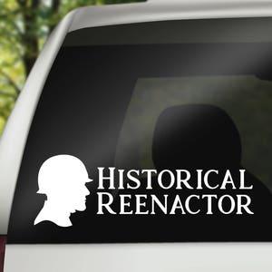 World War II Historical Reenactor Vinyl Decal - Wall Art - Vehicle ...