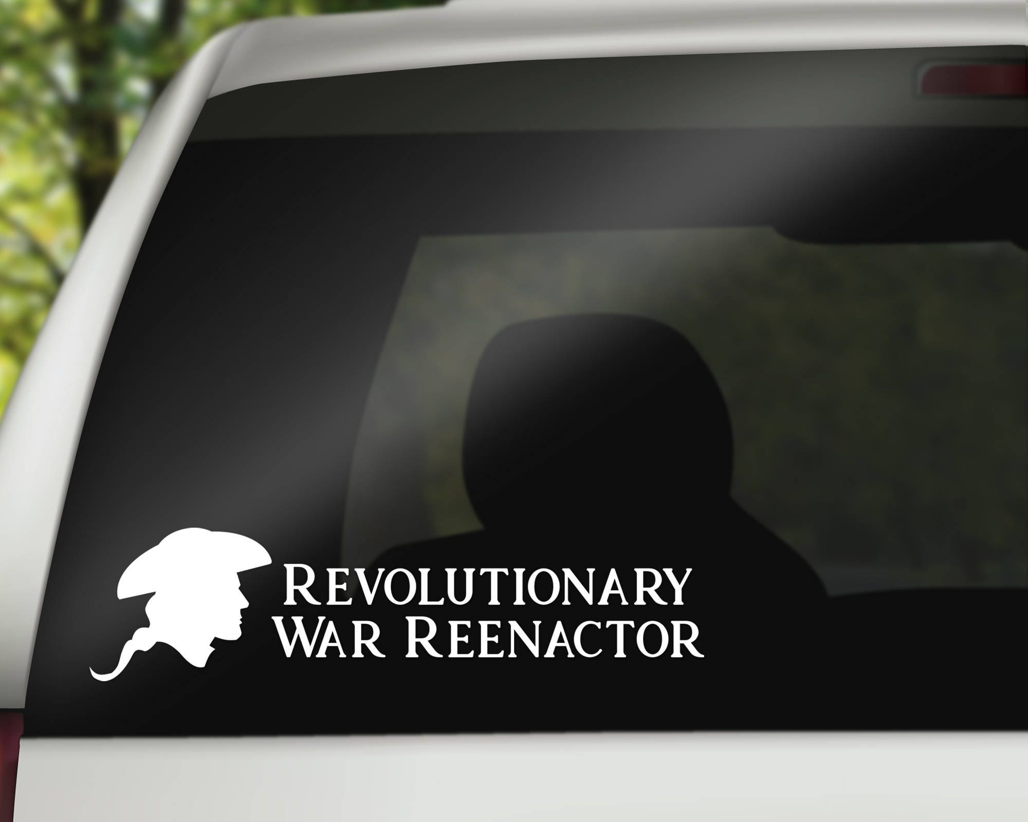 Revolutionary War Reenactor Colonial Vinyl Decal - Wall Art - Vehicle ...