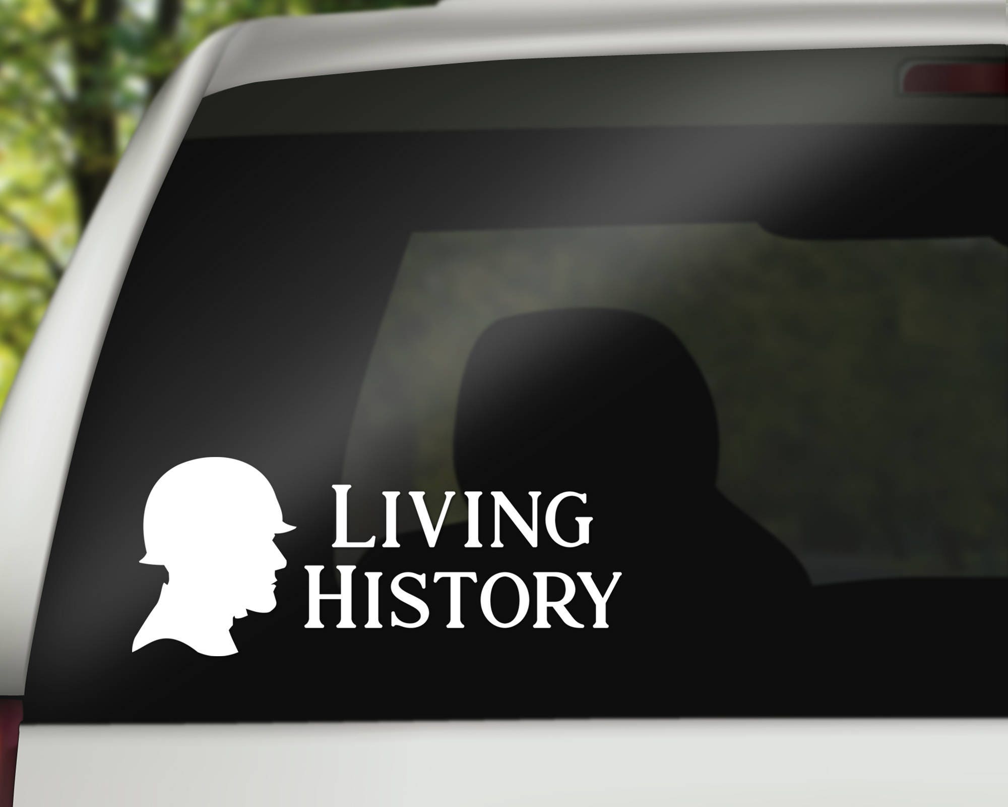 World War II Living History Vinyl Decal - Wall Art - Vehicle Decal ...