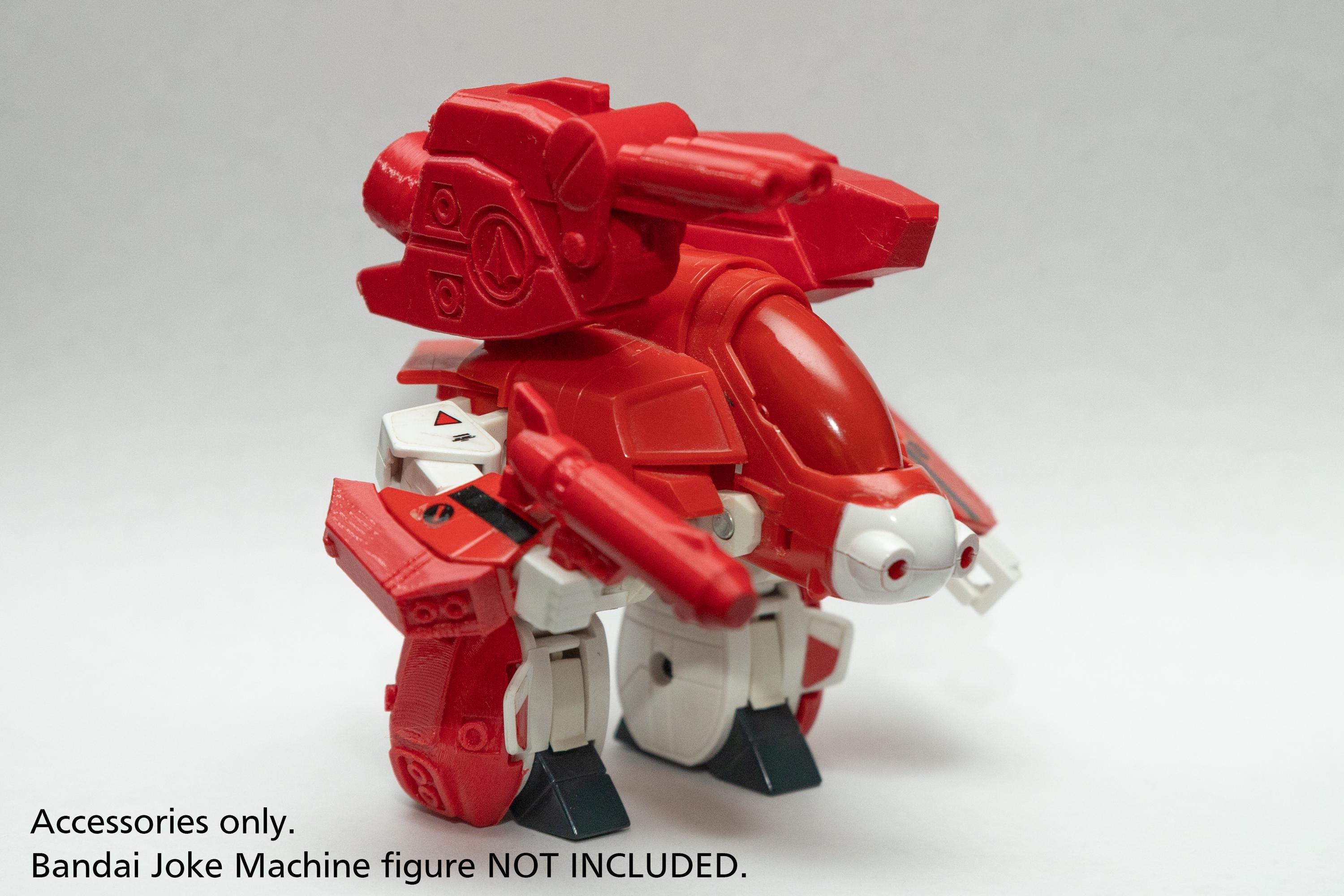 Bandai Matchbox Macross Robotech Joke Machine Super Fast Pack Armor ...