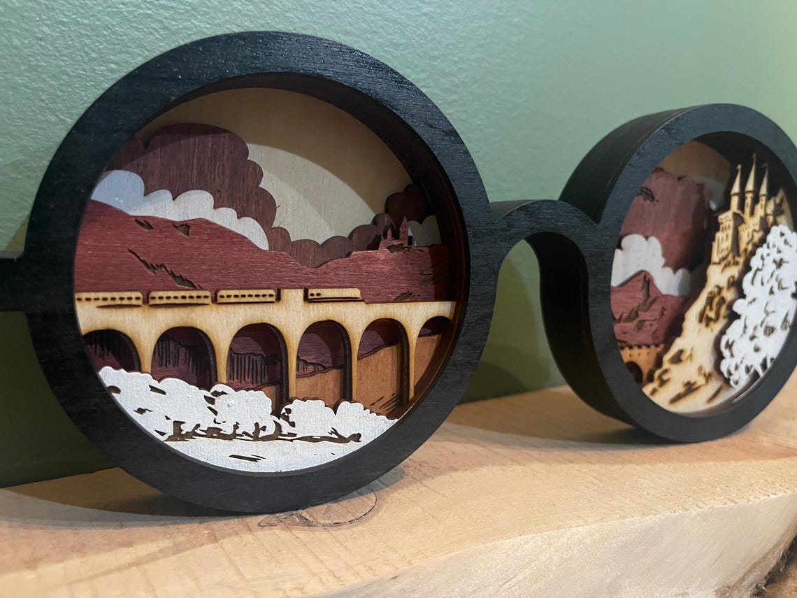 Wizard Glasses. Wand Holder - Etsy