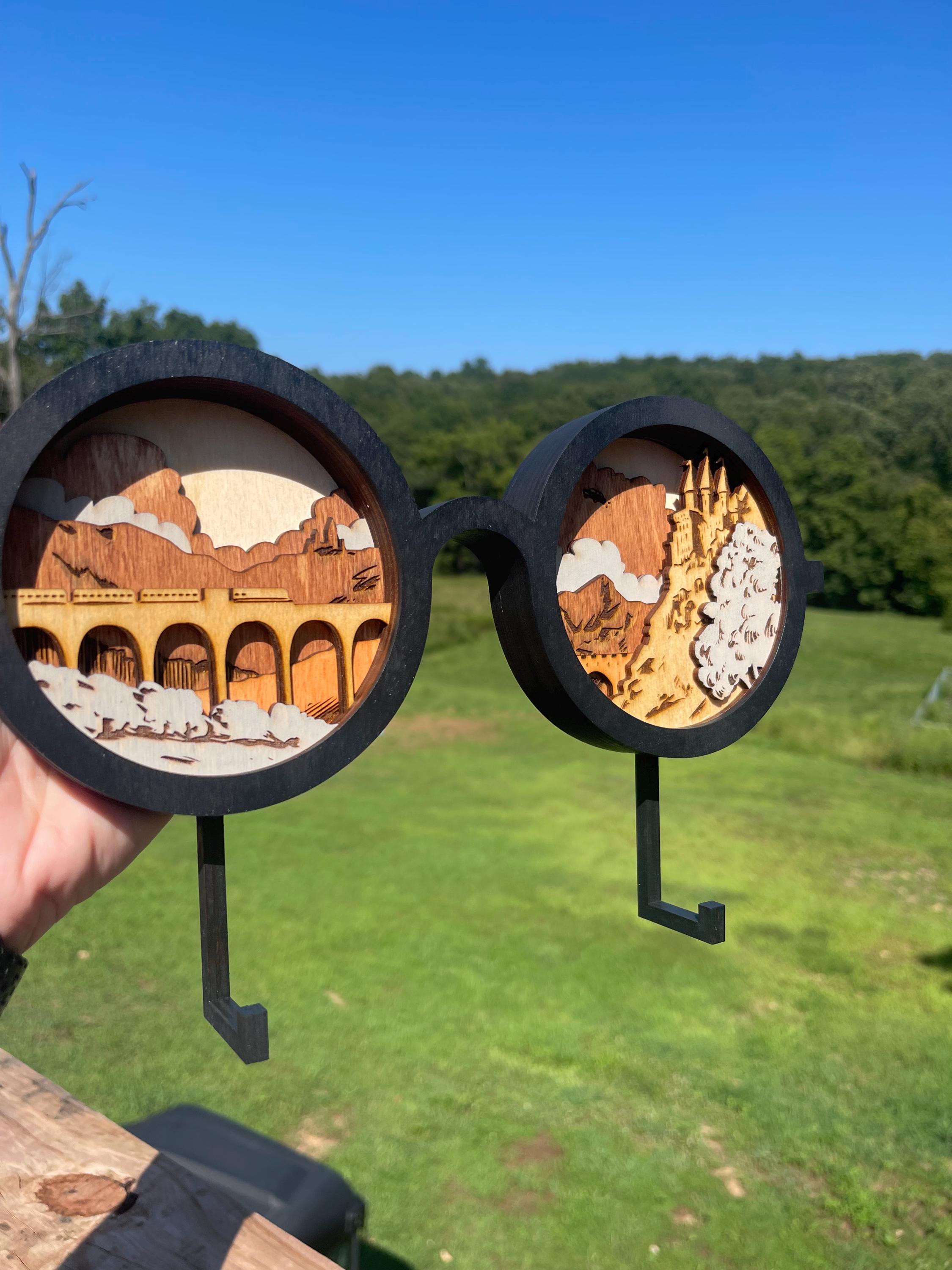 Wizard Glasses. Wand Holder - Etsy