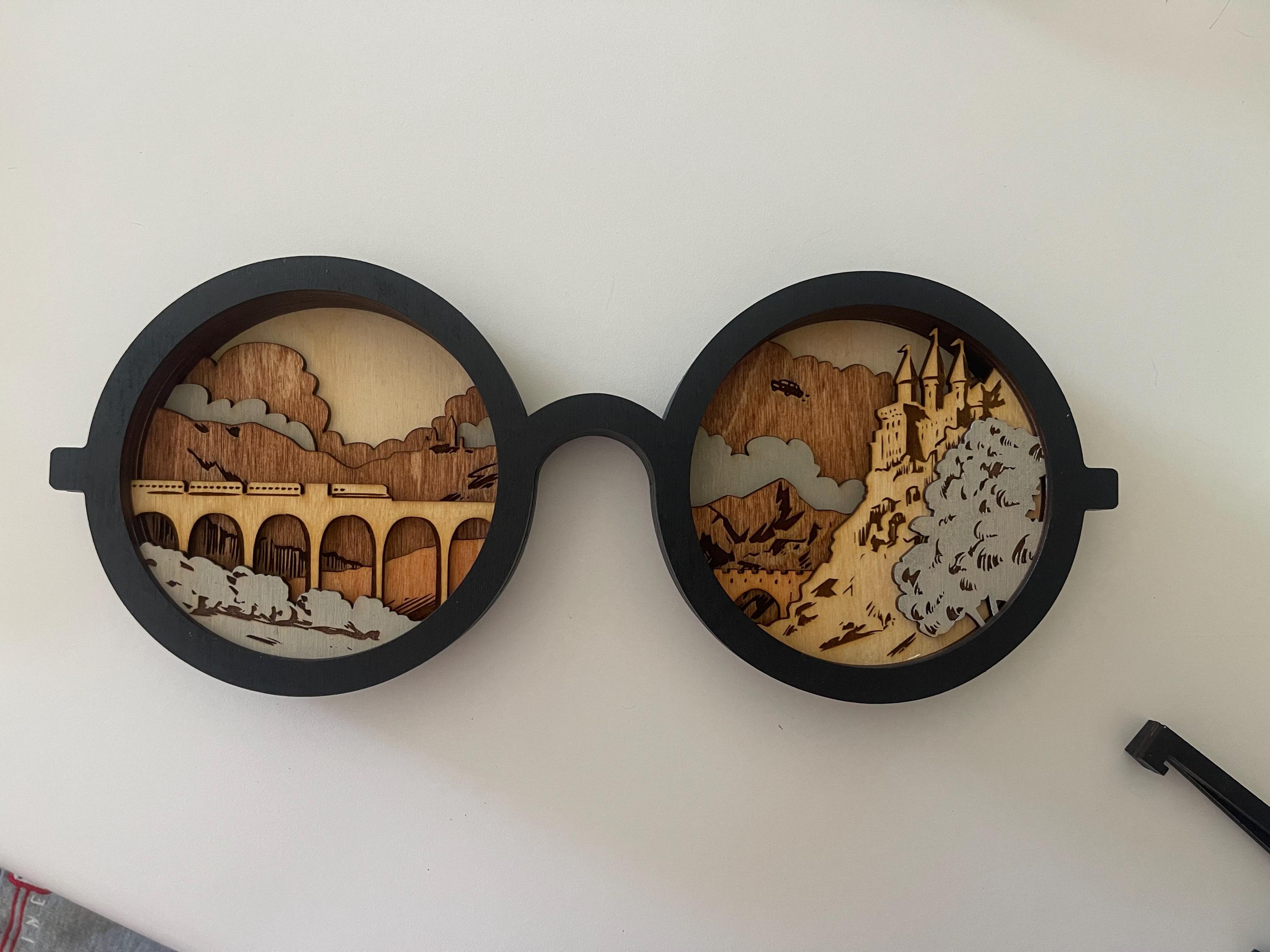 Wizard Glasses. Wand Holder - Etsy