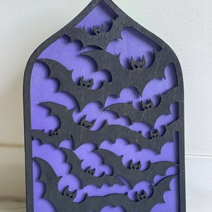 Halloween Sign. Halloween Decor. Spooky Bats. Home Decor. Fall Decor ...