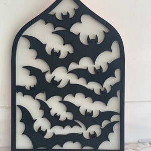 Halloween Sign. Halloween Decor. Spooky Bats. Home Decor. Fall Decor ...