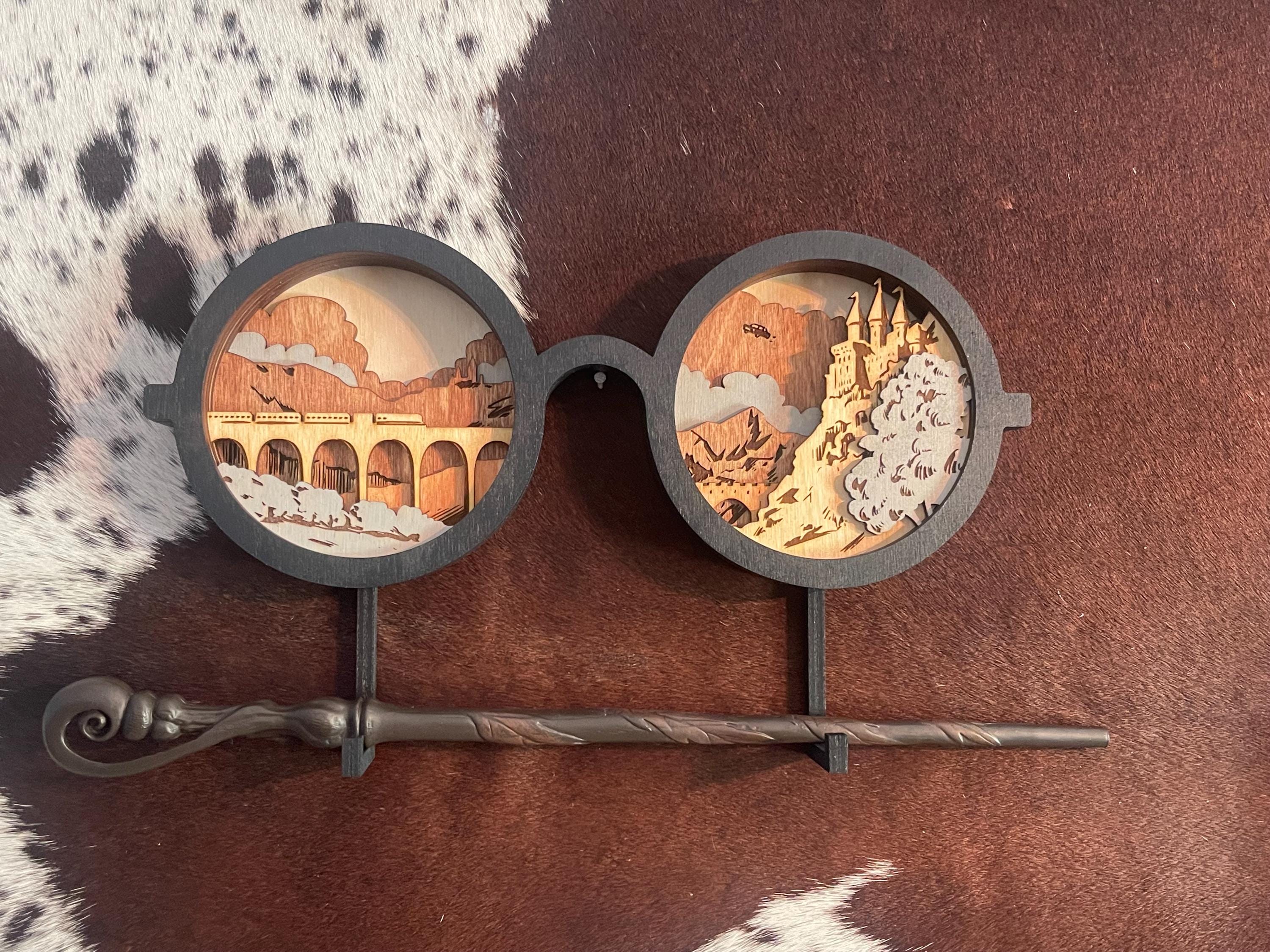 Wizard Glasses. Wand Holder - Etsy