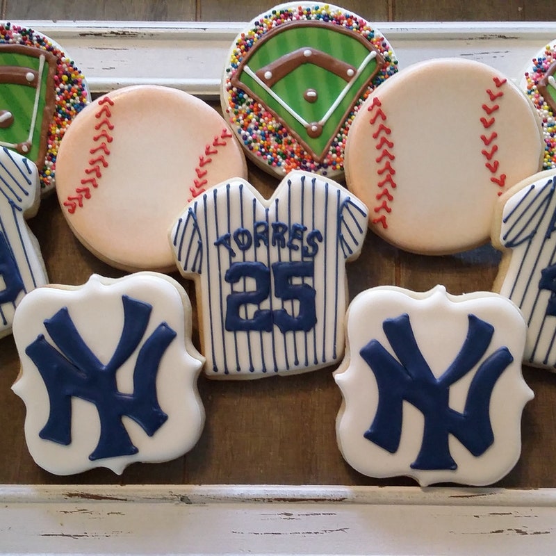 Baseball Cookie - Etsy