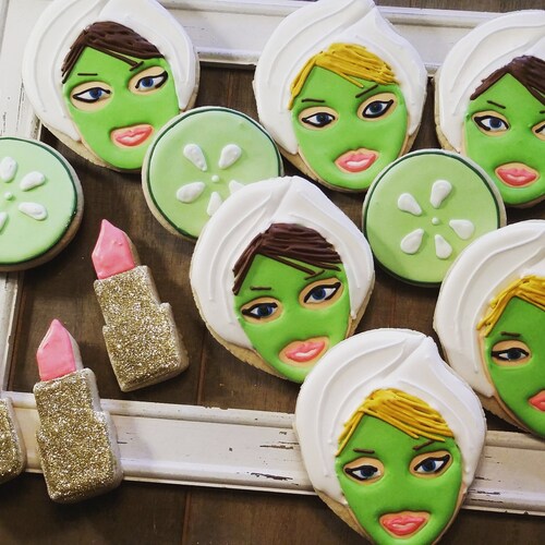 Spa Cookies One Dozen - Etsy