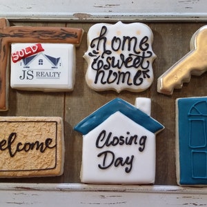 Custom Real Estate Cookies WITH Custom Logo - One Dozen - Etsy