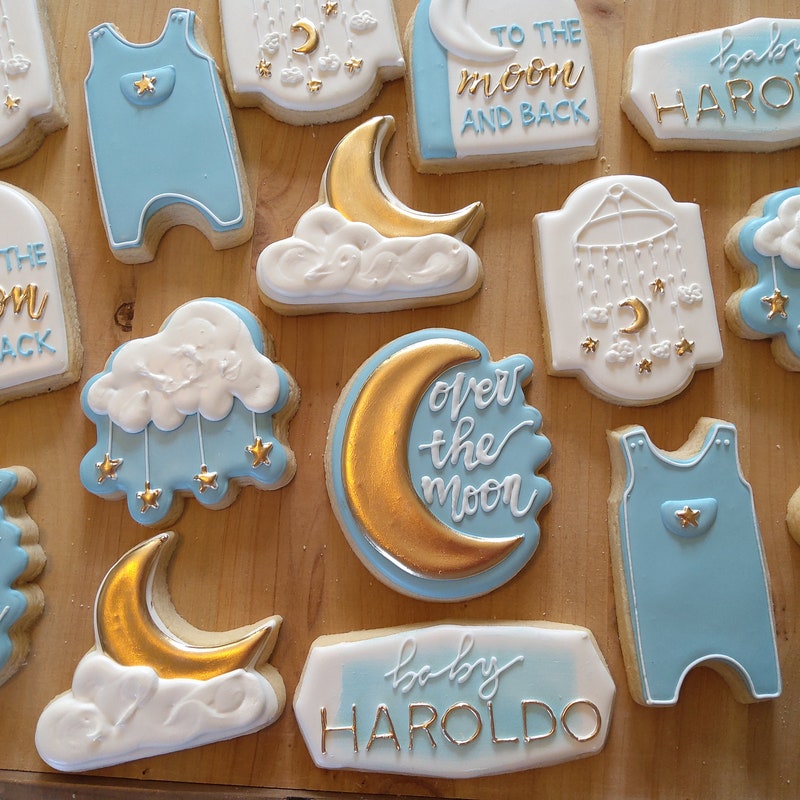 Over the Moon Cookies - Etsy