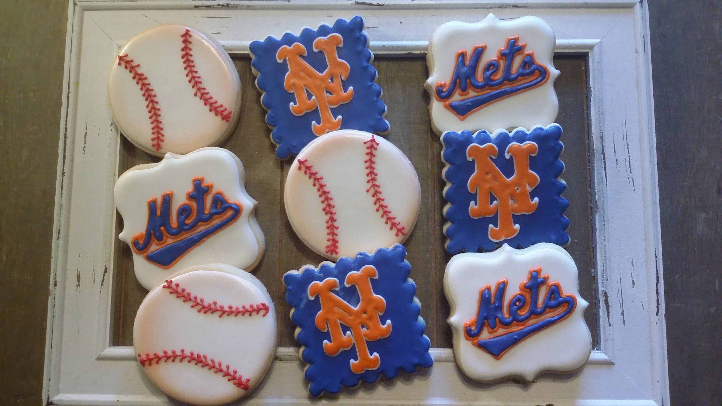 Customizable Baseball Cookies One Dozen - Etsy