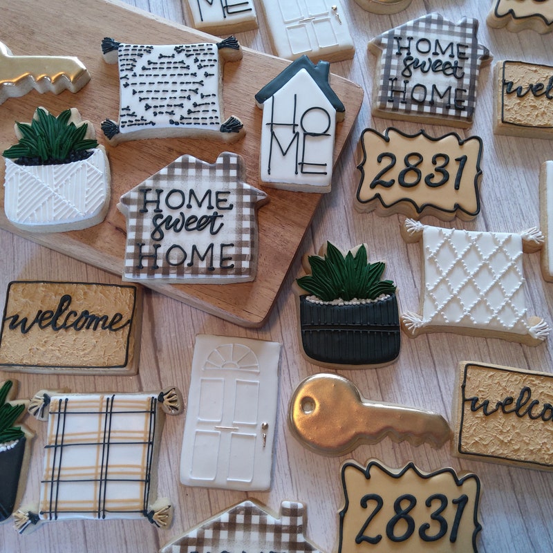 New Home Cookies - Etsy