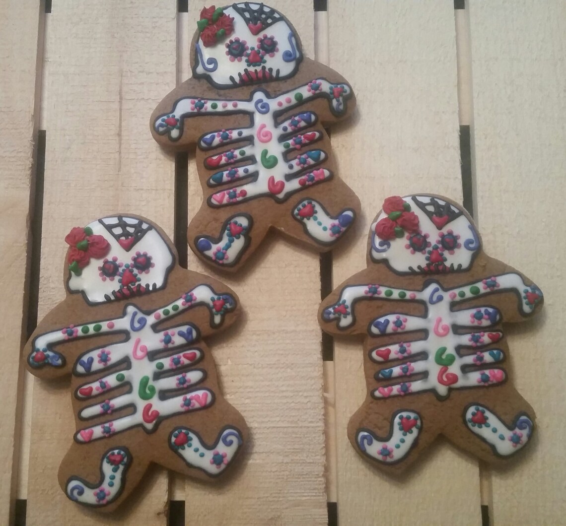 Day of the Dead Full Length Cookies - Etsy