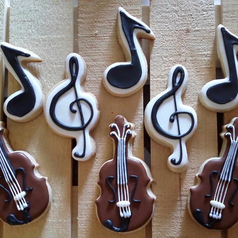 Music Themed Cookies - Etsy