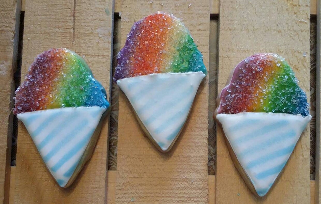 Snowcone Cookies! - Etsy