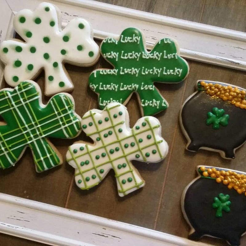 St Patricks Day Cookies - Etsy