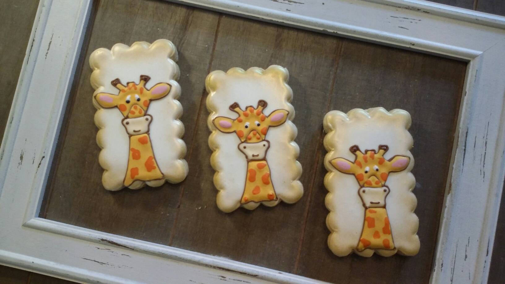 Giraffe Cookies - Etsy