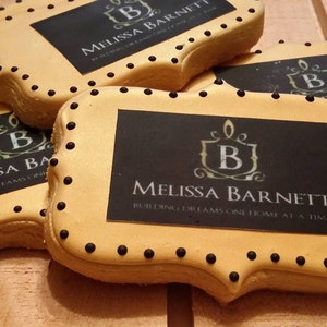 Customizable Business Card Cookies - Etsy