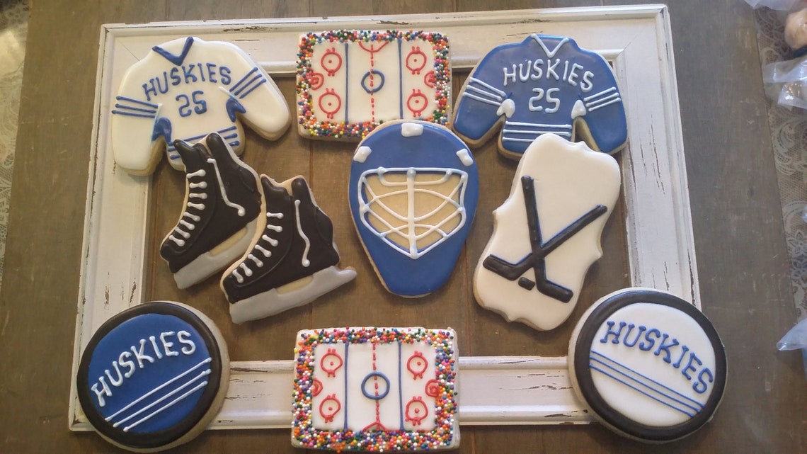 Hockey Cookies - ANY TEAM AVAILABLE - Please List Team and Jersey ...
