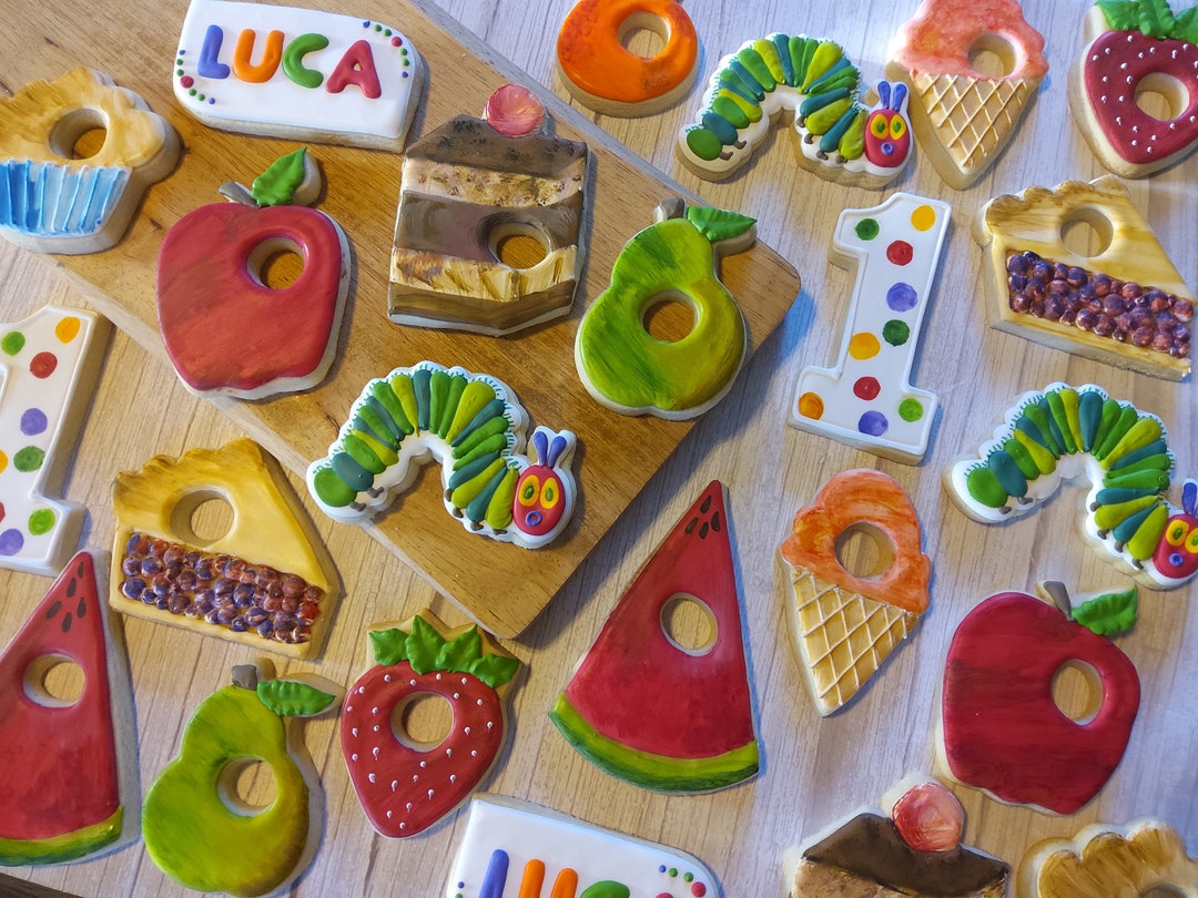 Caterpillar Cookies - One Dozen - Etsy