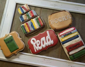 Book Cookies - Etsy